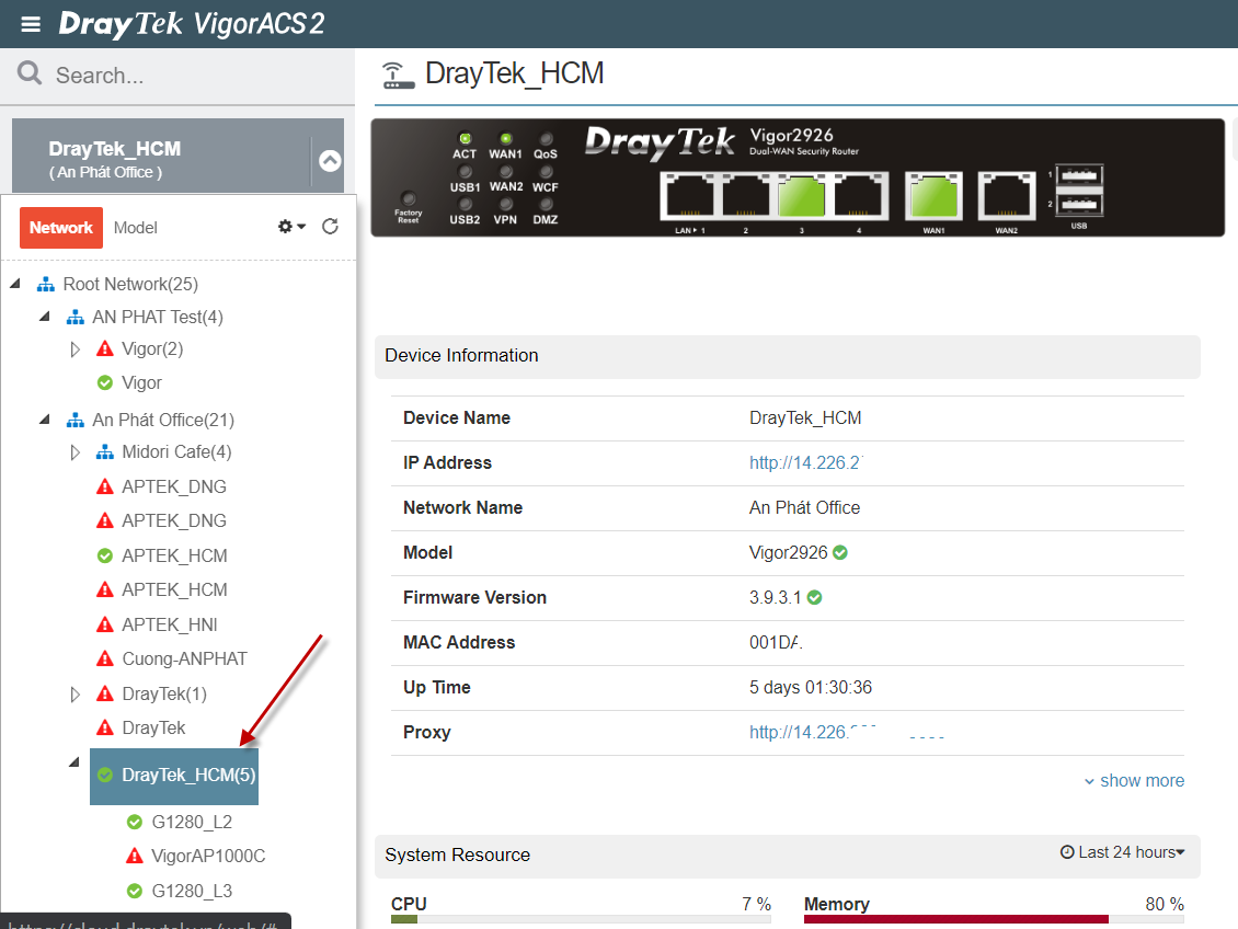 DrayTek Cloud - Hướng dẫn khôi phục password của thiết bị DrayTek Router | Cấu hình Router qua ...
